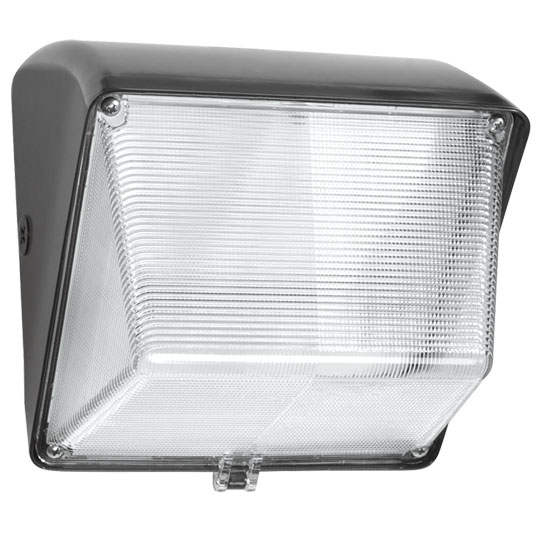 120-277V 30W LED Wallpack in Bronze & White – LED Spot
