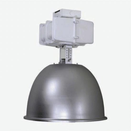 22” Spun Aluminum Metal Halide High Bay Compatible w/480V | LED Spot