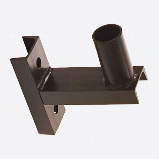 Vertical Pole Mount for Wood Poles in Bronze/Black/US Green/White