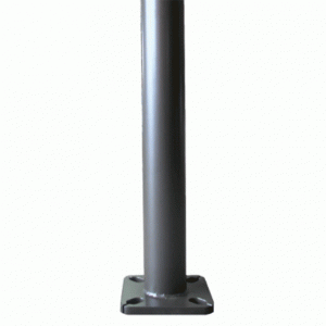 20’-50’ Round Tapered Steel Light Poles in Black, White, & Bronze