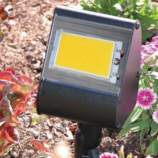 LED 3.5” Flood Light for 12V in Stucco & Rubbed Verde