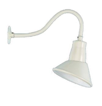 Bronze, Light Blue, Matte White Angle Shade Small Gooseneck | LED Spot