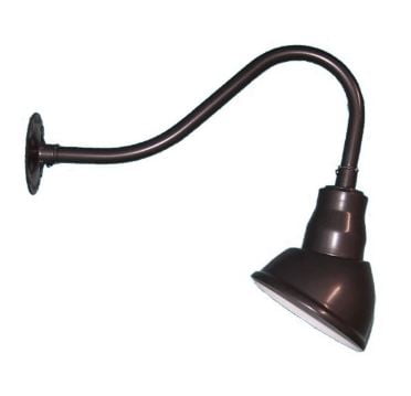120V 16” Small Gooseneck Light for Art Galleries & Diners | LED Spot
