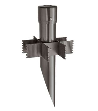 17”/19”/25” Black/Bronze/Verde Green/White Mighty Post Mounting Stake